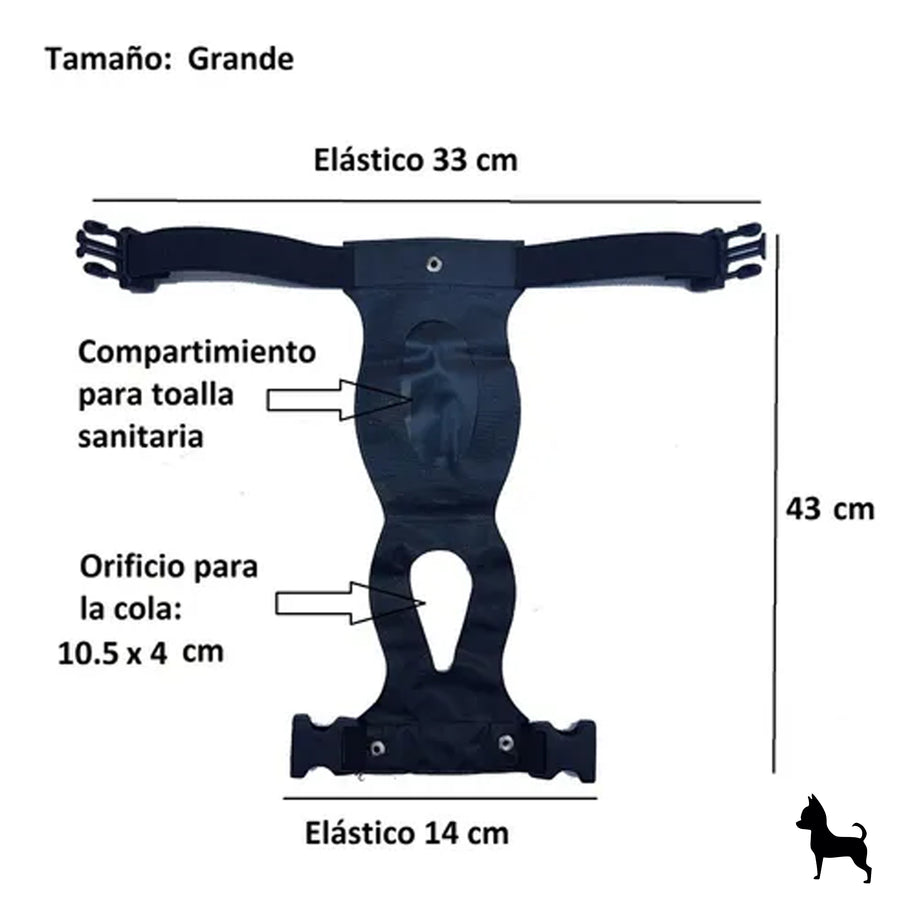 Calzón para Perrita en celo – Benito Moda para tu mascota